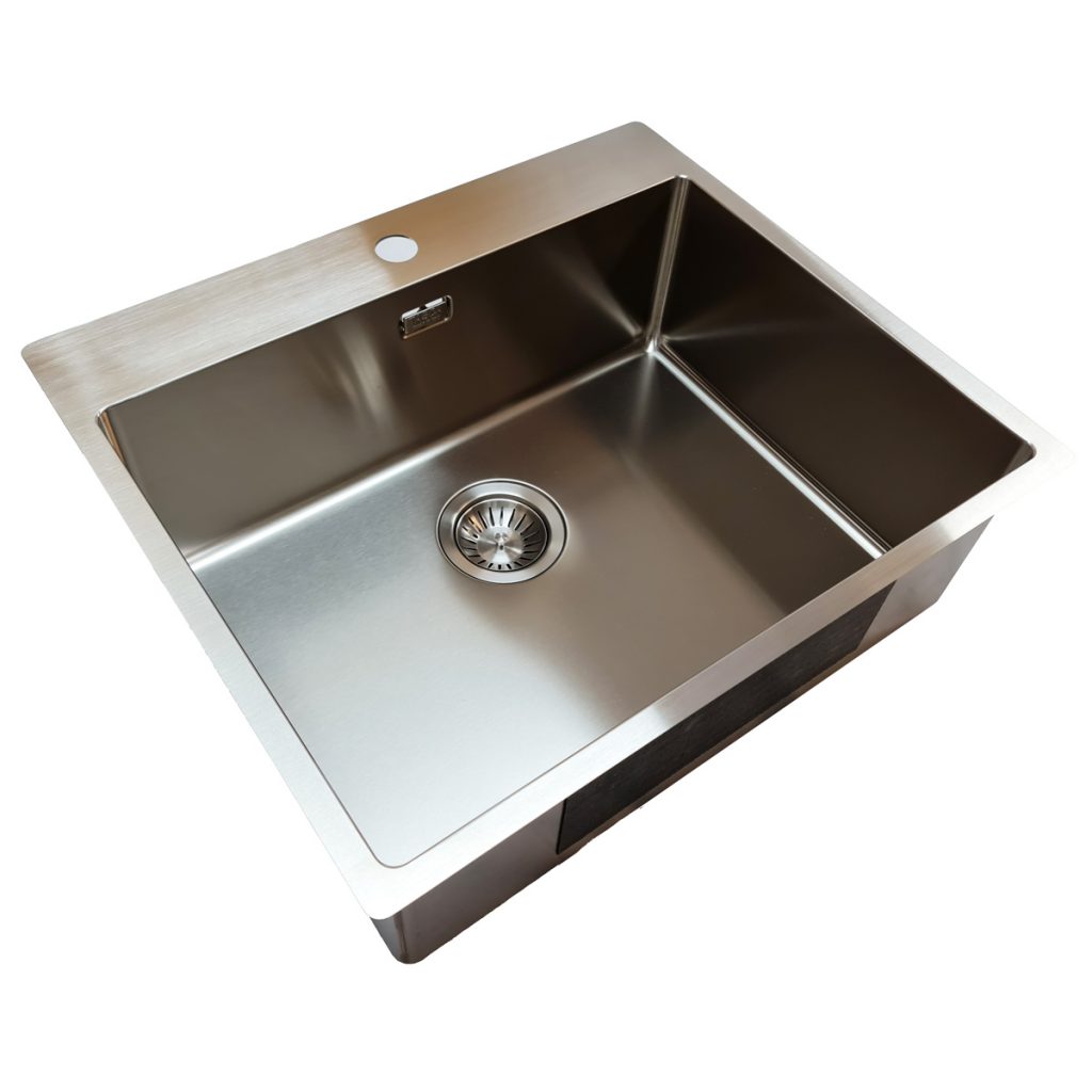 Chiuveta bucatarie inox CookingAid TASCA ASOLO AA55 cu montaj pe blat ...